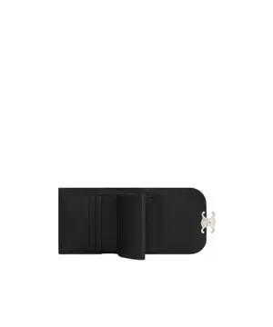 Celine Small Flap Wallet Triomphe In Shiny Calfskin