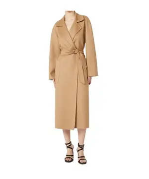 Max Mara Collared Long-sleeved Coat - Camel