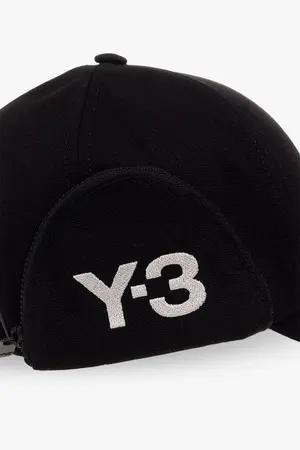 Y3 Logo Cap With Zipper Pockets