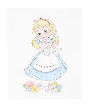 Monnalisa X Disney Alice In Wonderland Graphic T-shirt