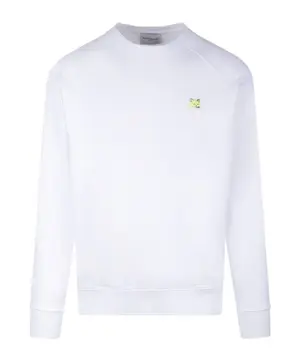 Maison Kitsuné Fox Head-embroidered Crew-neck Sweatshirt