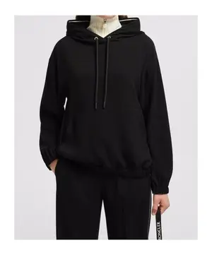 Moncler Logo Detailed Drawstring Hoodie