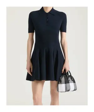 Givenchy Mini Polo Dress In Cotton And Silk