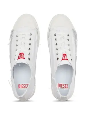 DIESEL® Lace-up Distressed Sneakers