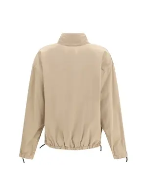 Miu Miu Washed Gabardine Blouson Jacket - Rope