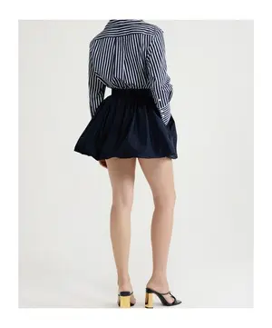 PATOU Striped Fitted Button-up Blouse