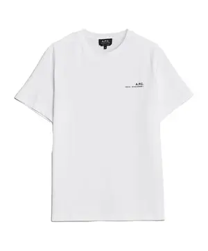 A.p.c. Cohbo Logo Printed Crewneck T-shirt - White