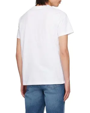 A.p.c. Cohbo Logo Printed Crewneck T-shirt - White
