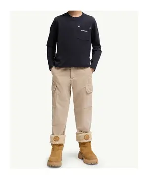 Moncler Long Sleeve Logo Pocket T-shirt