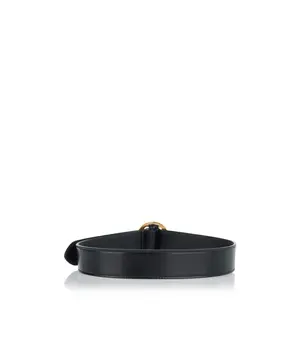 Saint Laurent Buckle Leather Belt