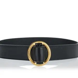 Saint Laurent Buckle Leather Belt