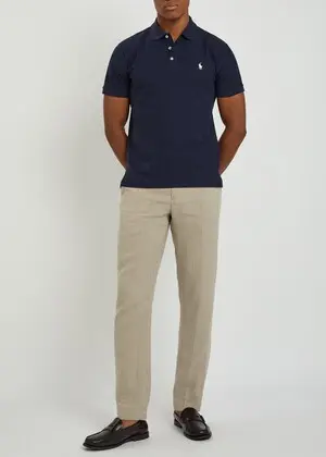 Polo Ralph Lauren Slim Piqué Cotton Polo Shirt