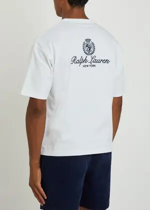 Polo Ralph Lauren Embroidered Cotton T-shirt