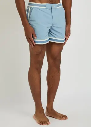 CHE Baller Striped Poplin Swim Shorts