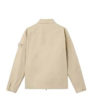 Stone Island Comfort-fit Windproof And Breathable Zip-up Overshirt