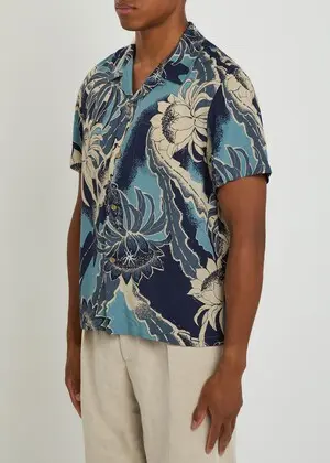 JW Anderson Floral-print Woven Shirt - Multicoloured 1