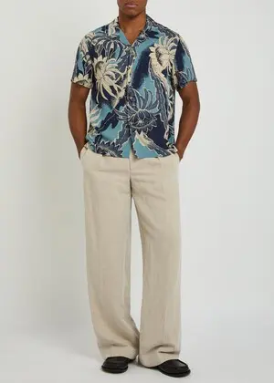 JW Anderson Floral-print Woven Shirt - Multicoloured 1
