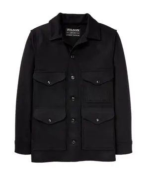 Filson Mackinaw Wool Jacket - Black