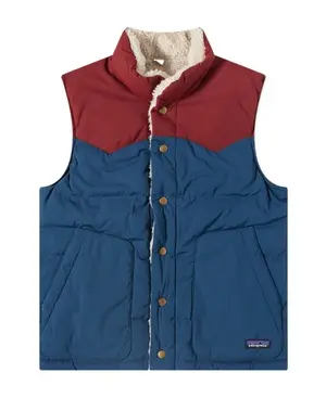 Patagonia Bivy Reversible Down Gilet - Blue