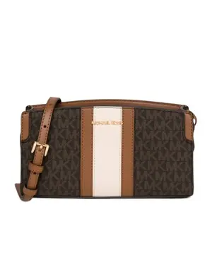 Michael Kors Zippered Shoulder Bag - Brown