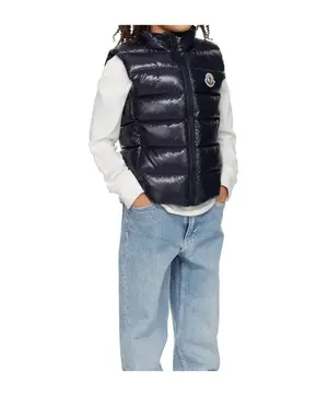 Moncler High Collar Sleeveless Down Jacket