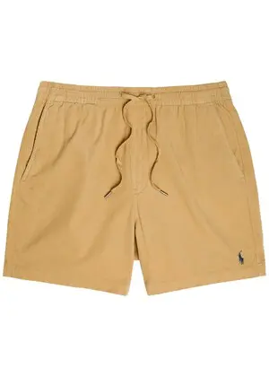 Polo Ralph Lauren Logo-embroidered Corduroy Shorts - Khaki
