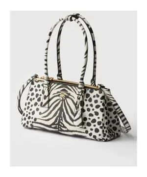 Prada Galleria Medium Printed Saffiano Leather Bag