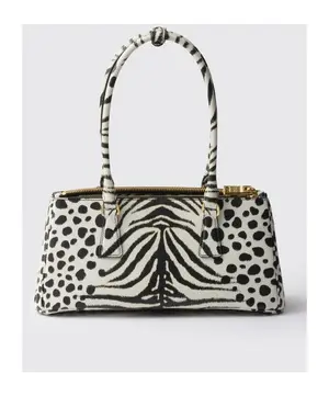 Prada Galleria Medium Printed Saffiano Leather Bag