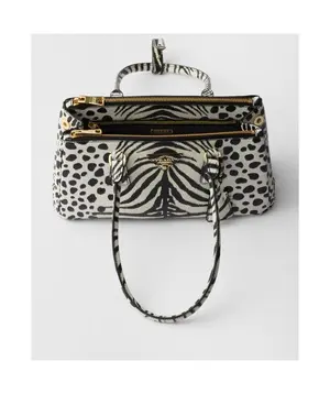 Prada Galleria Medium Printed Saffiano Leather Bag