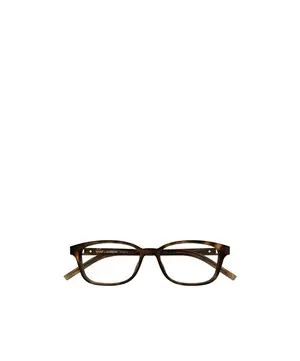 Saint Laurent Rectangle Frame Glasses - Black