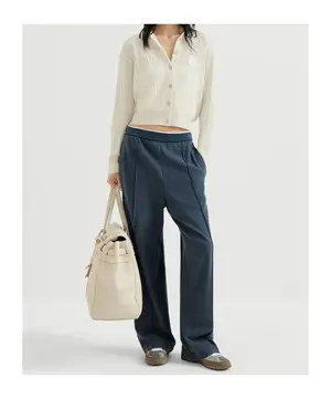 Brunello Cucinelli Cashmere Cable Knit Polo Cardigan - Milk