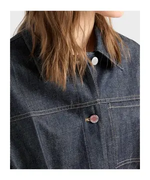 Prada Belted Denim Dress