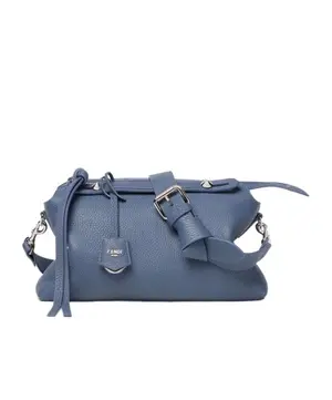 Fendi By The Way Soft Medium Cuoio Romano Leather Bag - Light Indigo