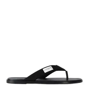 Givenchy Gros Grain And Leather Thong Sandals
