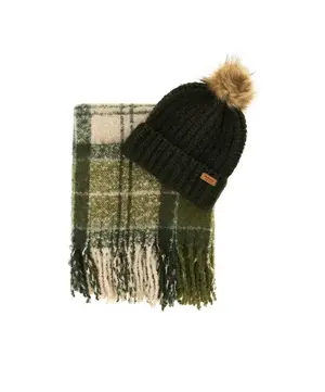 Barbour Saltburn Hat And Scarf Set - Multi-color