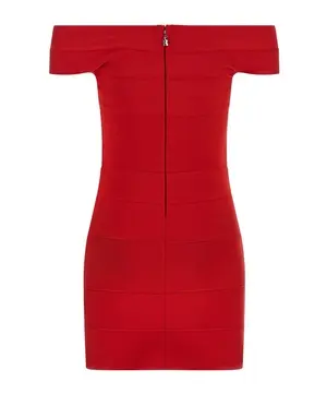 ROTATE BY BIRGER CHRISTENSEN Off-the-shoulder Dress