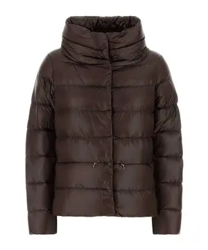 Herno Long-sleeved Down Jacket - Black