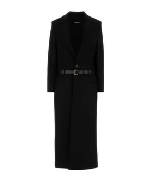 Dsquared2 Long-sleeved Belted Coat