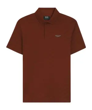 Hugo Boss Logo-plaque Polo Shirt