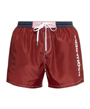 Dsquared2 Drawstring Swim Trunks - Red