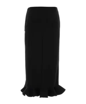 Moschino Ruffled Zippered Skirt