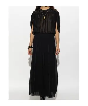 Isabel Marant Étoile Round Neck Short Sleeve Dress