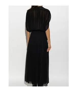 Isabel Marant Étoile Round Neck Short Sleeve Dress