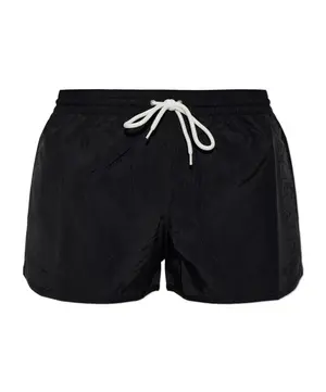 Balmain Drawstring Swim Trunks - Black