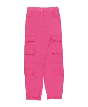 TWINSET Mid-rise Cargo Trousers - Pink