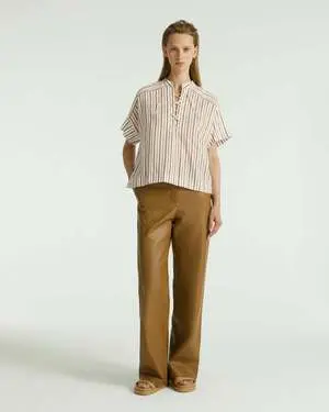 YVES SALOMON A Short Sleeved Shirt
