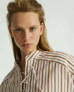 YVES SALOMON A Short Sleeved Shirt