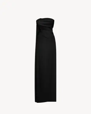 Saint Laurent Strapless Dress