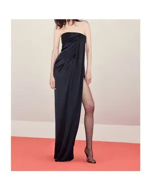Saint Laurent Strapless Dress