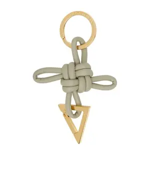 Bottega Veneta Triangle Charm Keychain
